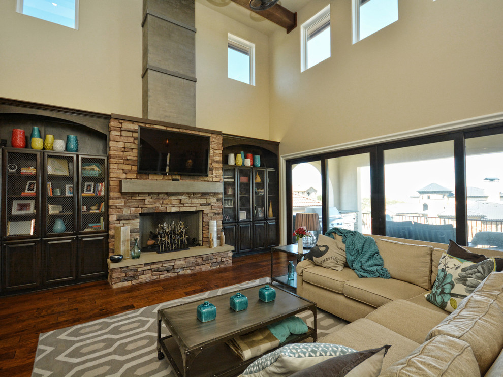 Spindle Architecture Villa Montana Home - Eclectic - Family Room ...