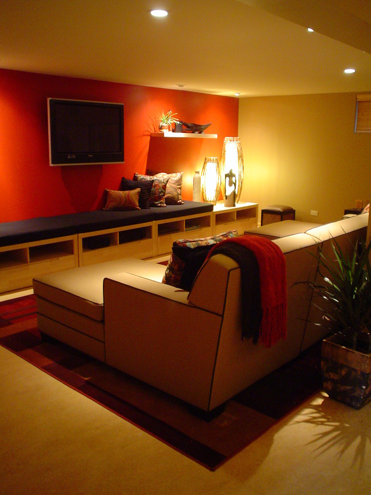 Splash of Color - Contemporary - Games Room - Atlanta - by New Leaf ...