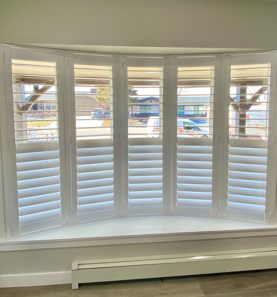 split louvers - Family Room - Denver - by User | Houzz