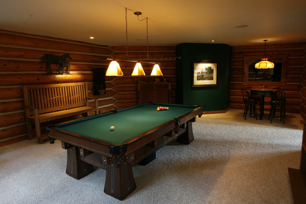 Stagecoach Mountain Log Cabin - Rustic - Games Room - Denver - by ...