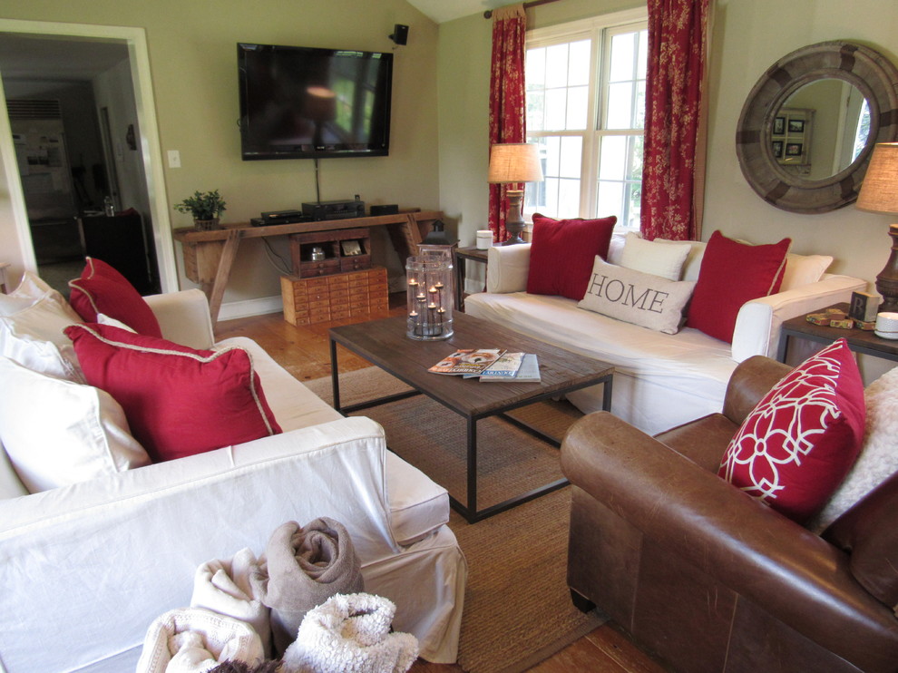 Staging and Redesign-Family Rooms - Before & After - Traditional ...