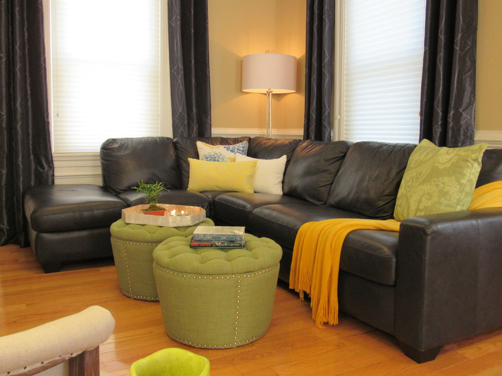 Staging and Redesign-Family Rooms - Before & After - Traditional ...