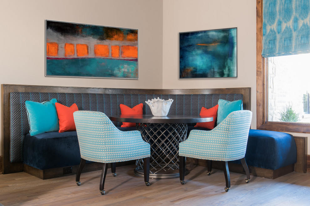 Stained Wood + Color = Wow - Contemporary - Family Room - Dallas - by ...