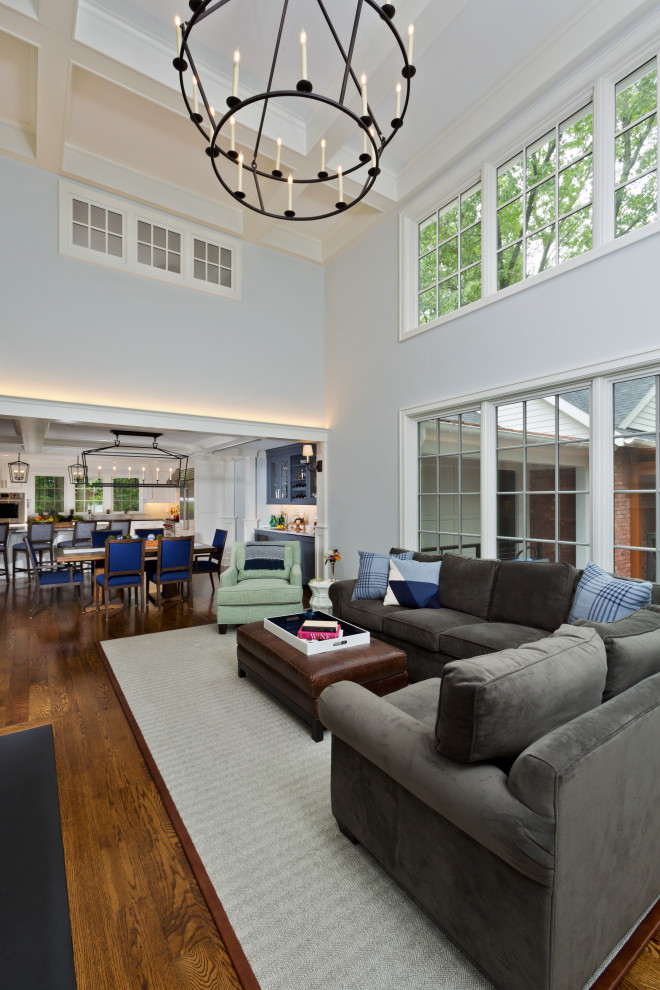 Stately Colonial - Traditional - Family Room - Boston - by Teakwood ...