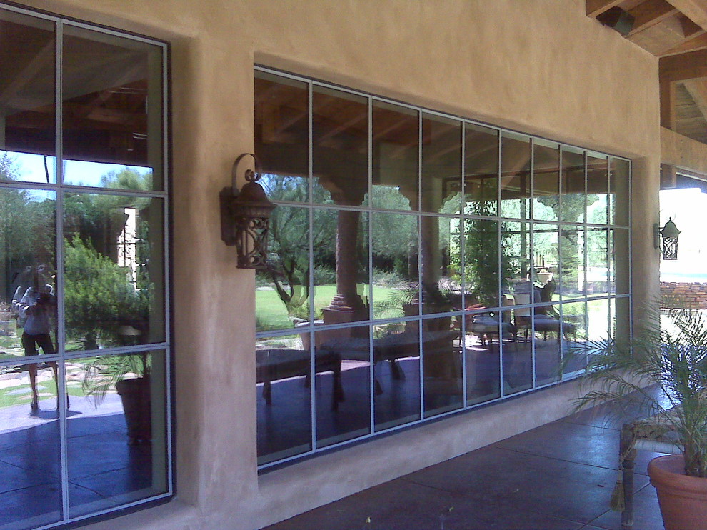 Steel Doors and Windows - Family Room - Phoenix - by Janus Custom ...