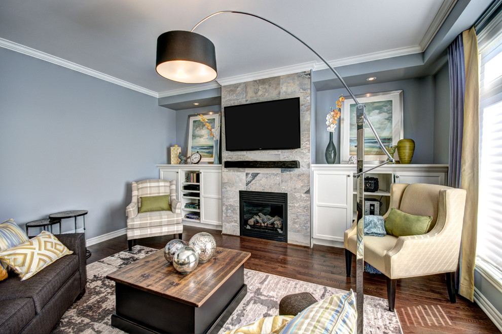 Suburban Contemporary - Contemporary - Family Room - Toronto - by Laura ...