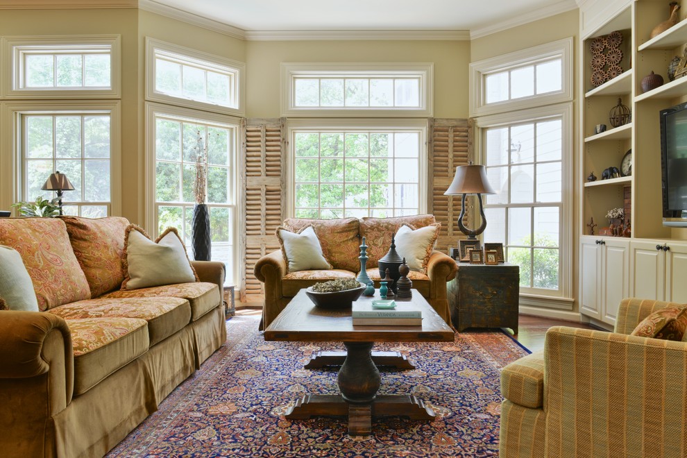 Suburban Home in West Houston - Traditional - Family Room - Houston ...