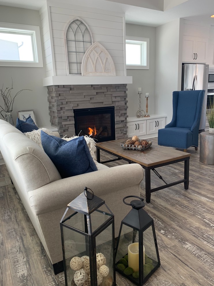 The Aurora - Farmhouse - Family Room - Minneapolis - by MC Custom Homes ...