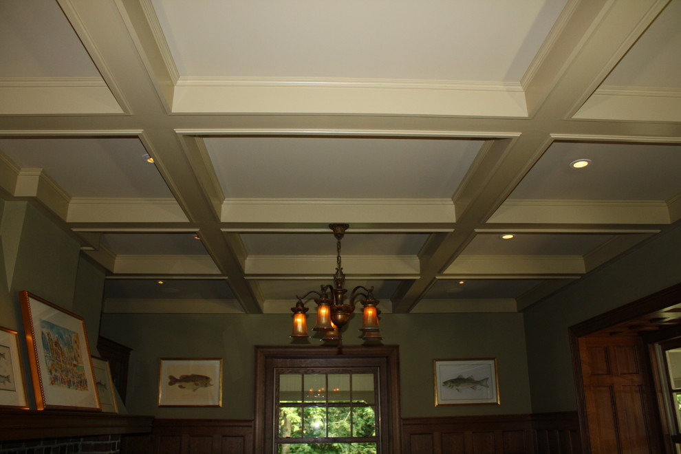The Beauty of Coffered Ceilings - Games Room - Philadelphia - by Tague ...