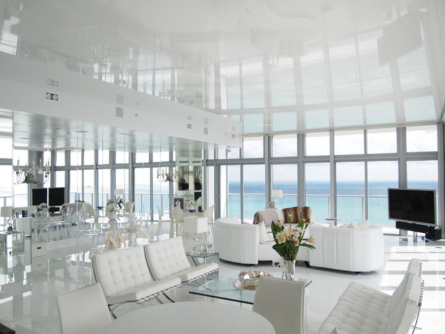 THE CARIBBEAN BUILDING - Modern - Living Room - Miami - by High Tech ...