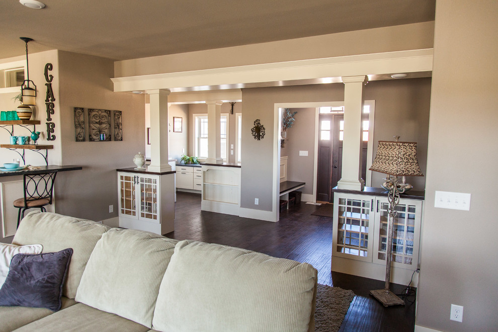 The Gray Stone Model - Craftsman - Family Room - Minneapolis - by ...