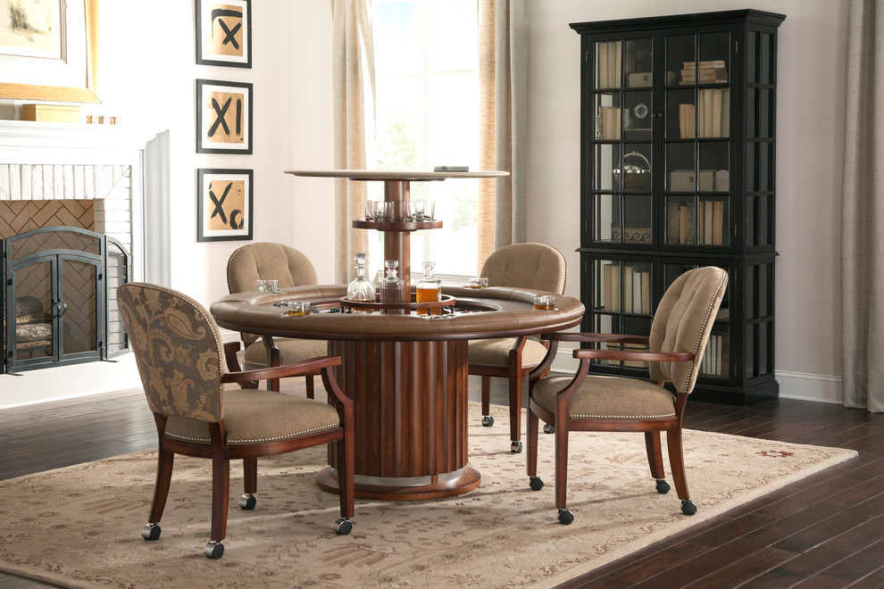 The Ultimate Game Table- Triangle Billiards - Traditional - Family Room ...