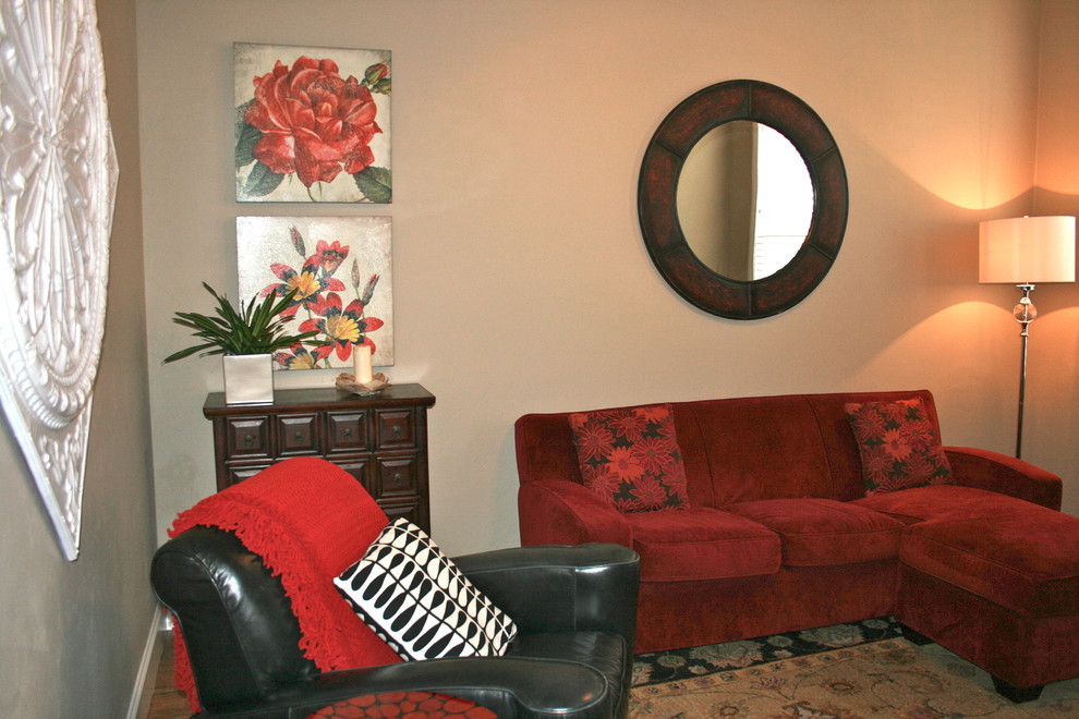 This Staged Space! - Modern - Family Room - Oklahoma City - by This ...