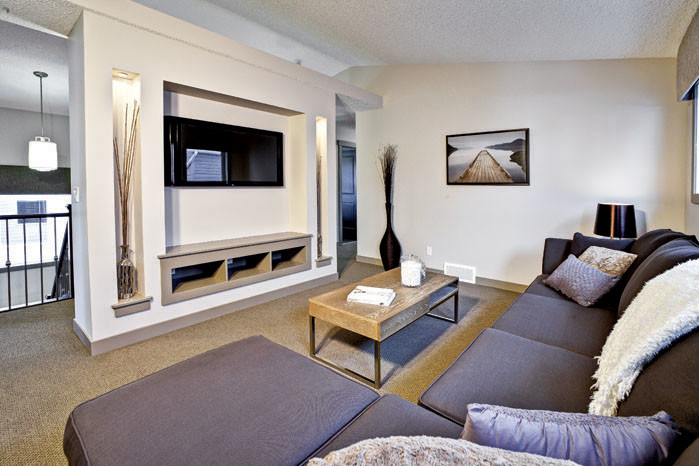 Tofino (Prior Showhome) by Shane Homes - Contemporary - Family Room ...