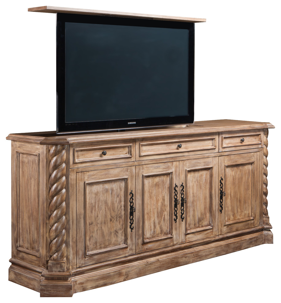 Torsal TV Lift Furniture Cabinet, US Made TV Lift Furniture by Cabinet ...