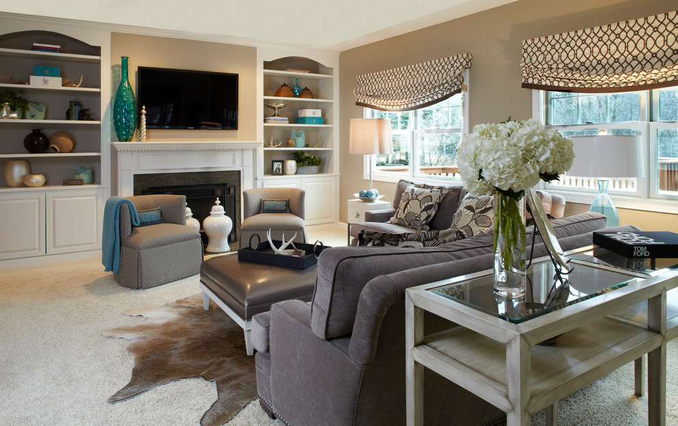 Traditional Family Room - Traditional - Family Room - Chicago | Houzz