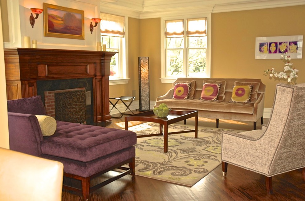 Traditional home modernized - Contemporary - Family Room - Los Angeles ...