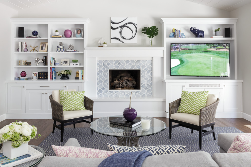 Transitional Family Room - Transitional - Family Room - San Francisco ...