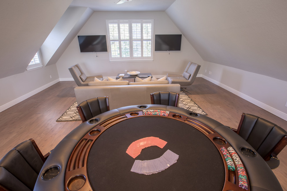 Transitional Townhouse - Transitional - Family Room - Tampa - by One ...