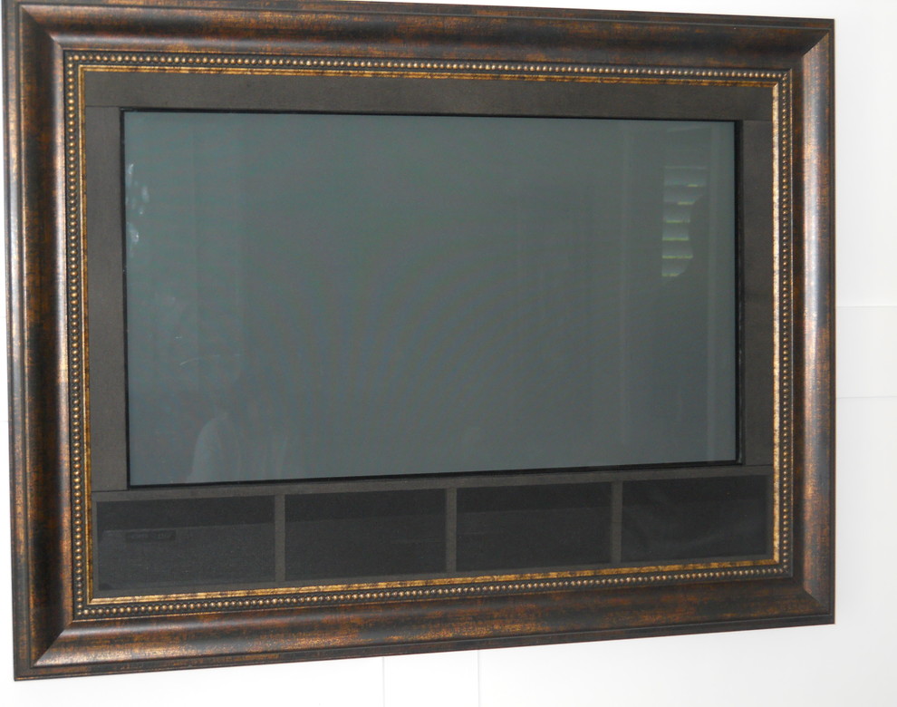 TV Frames - Traditional - Family Room - Salt Lake City - by Smart Touch ...