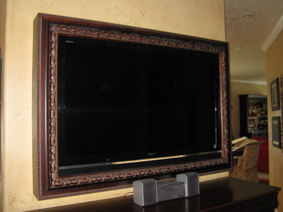 TV Frames - Traditional - Family Room - Salt Lake City - by User | Houzz