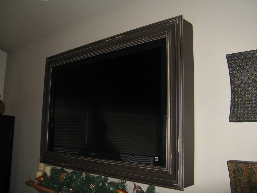 TV Frames - Traditional - Family Room - Salt Lake City - by User | Houzz
