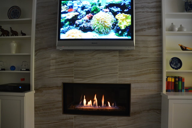 Horizontal Gas Fireplace