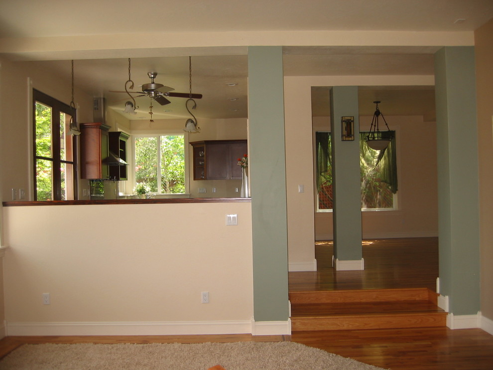 Two-story modern craftsman in existing residential neighborhood ...