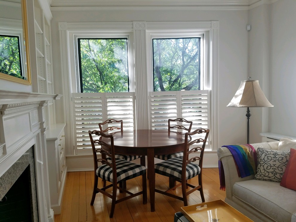 Updated Brownstone in Boston's Back Bay - Traditional - Family Room ...