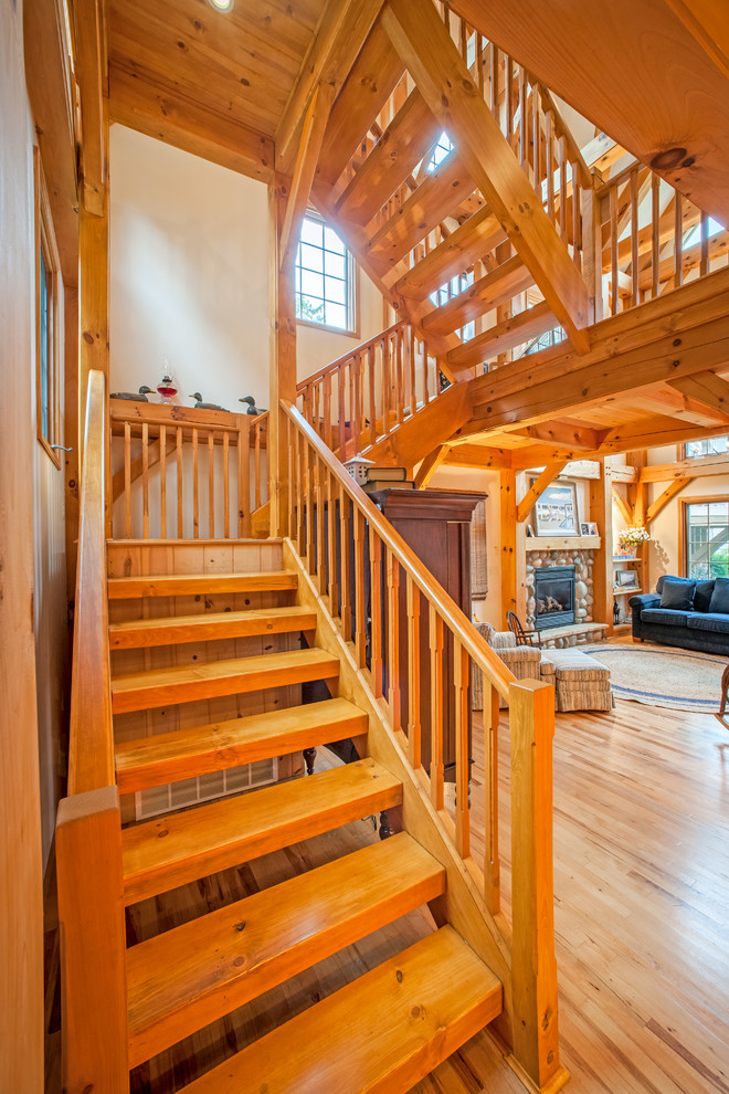 UpNorth Cottage - Traditional - Staircase - Other - by Bogard and Sons ...