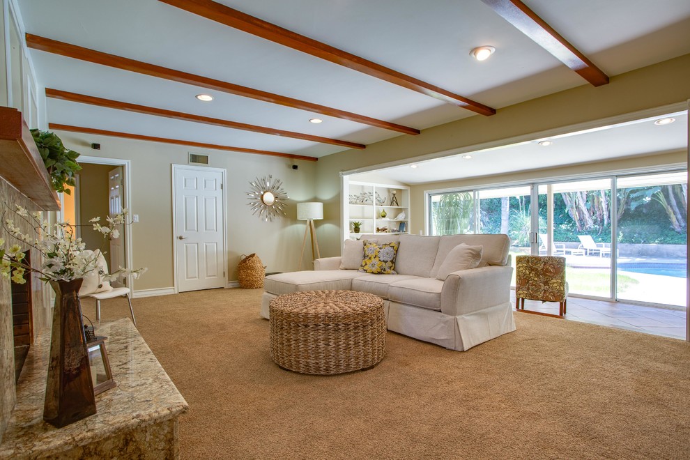 Vacant Home Staging Redlands - Midcentury - Games Room - Los Angeles ...