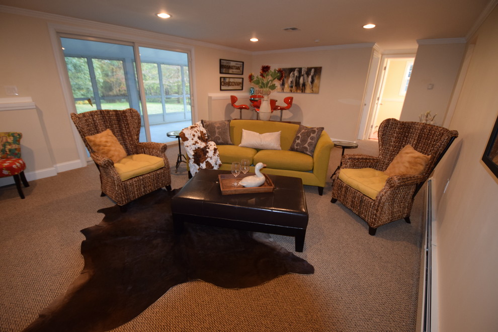 Vacant Staging - Split Level - Transitional - Family Room - New York ...