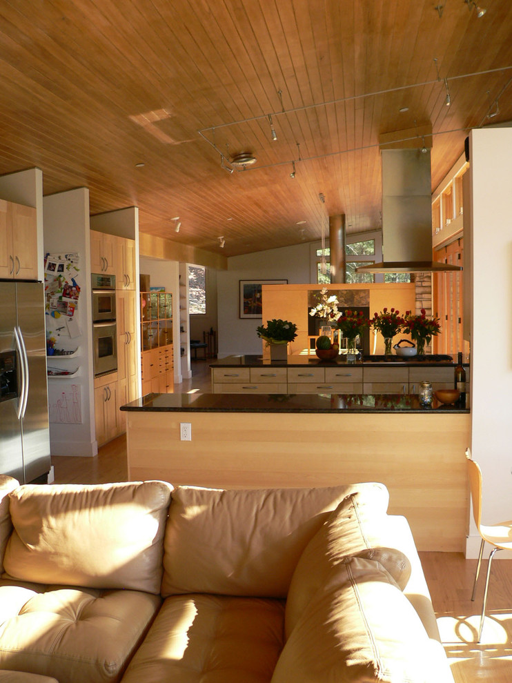 Valley Lane house - Midcentury - Family Room - Denver - by mark gerwing ...