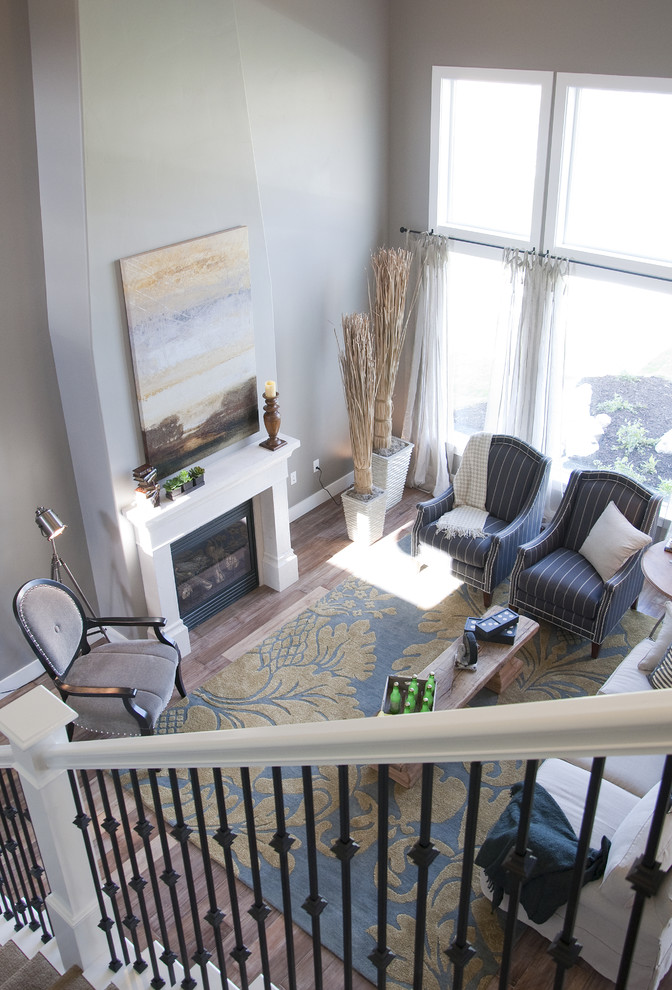 Valley View Model - Sun Valley Design - Traditional - Family Room ...