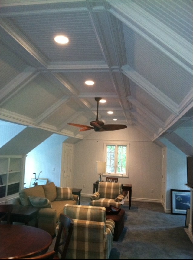 Coffered Vaulted Ceiling Design | Shelly Lighting