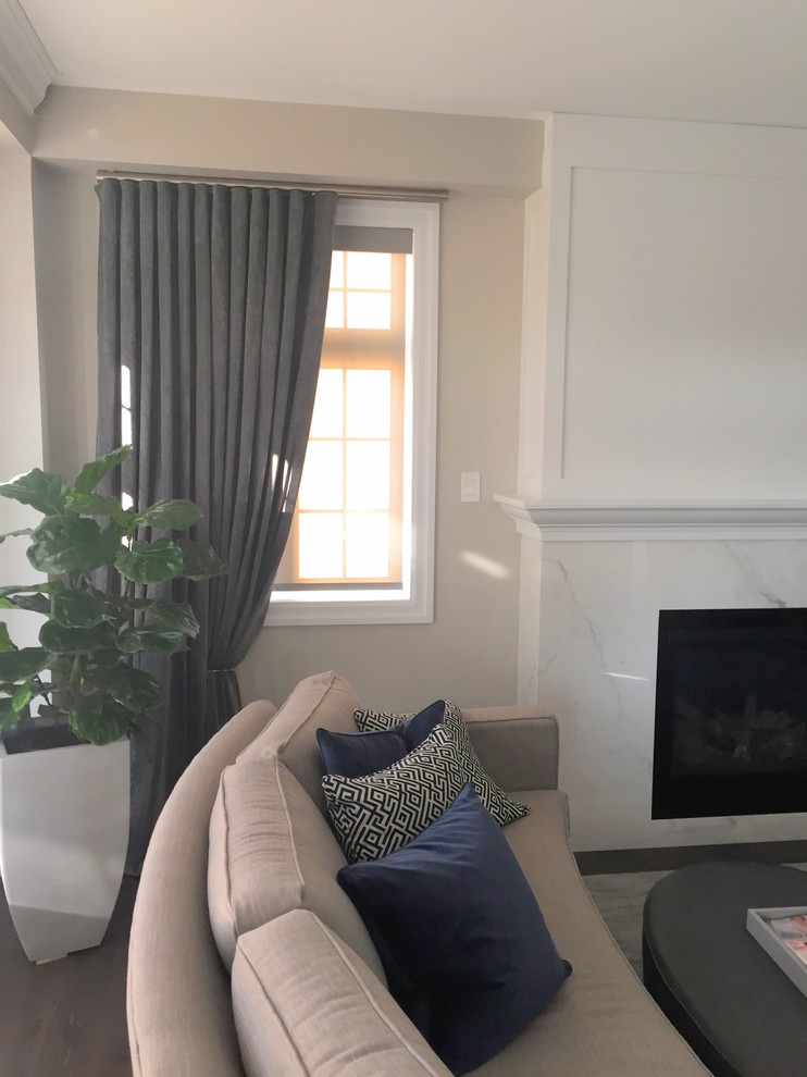 Velvet Ripple Fold Drapes - Modern - Family Room - Toronto - by ...