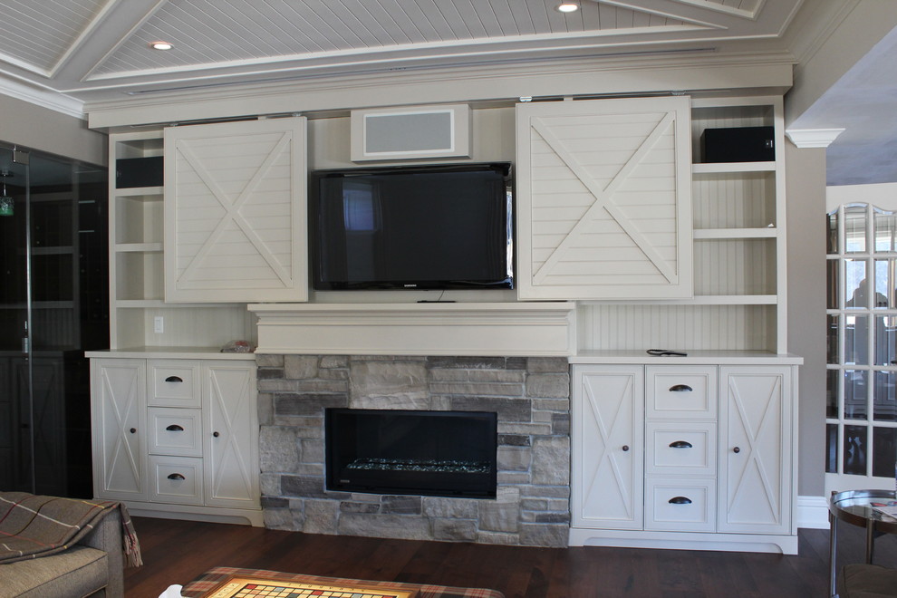 Wall Units - Farmhouse - Family Room - Toronto - by Top Shelf ...