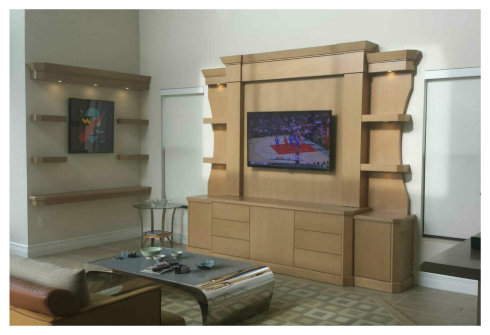 WALL UNITS - Contemporary - Family Room - Miami - by TRUE TO FORM ...