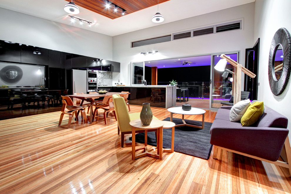 Warragul Pool House by Design Unity - Contemporary - Family Room ...