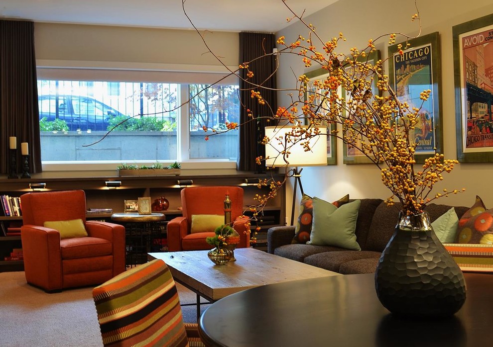 wicker park duplex - Transitional - Family Room - Chicago - by steve ...