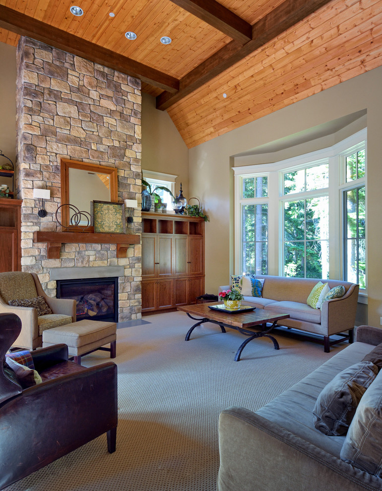 Wooded Highlands by Design Guild Homes - Craftsman - Family Room ...