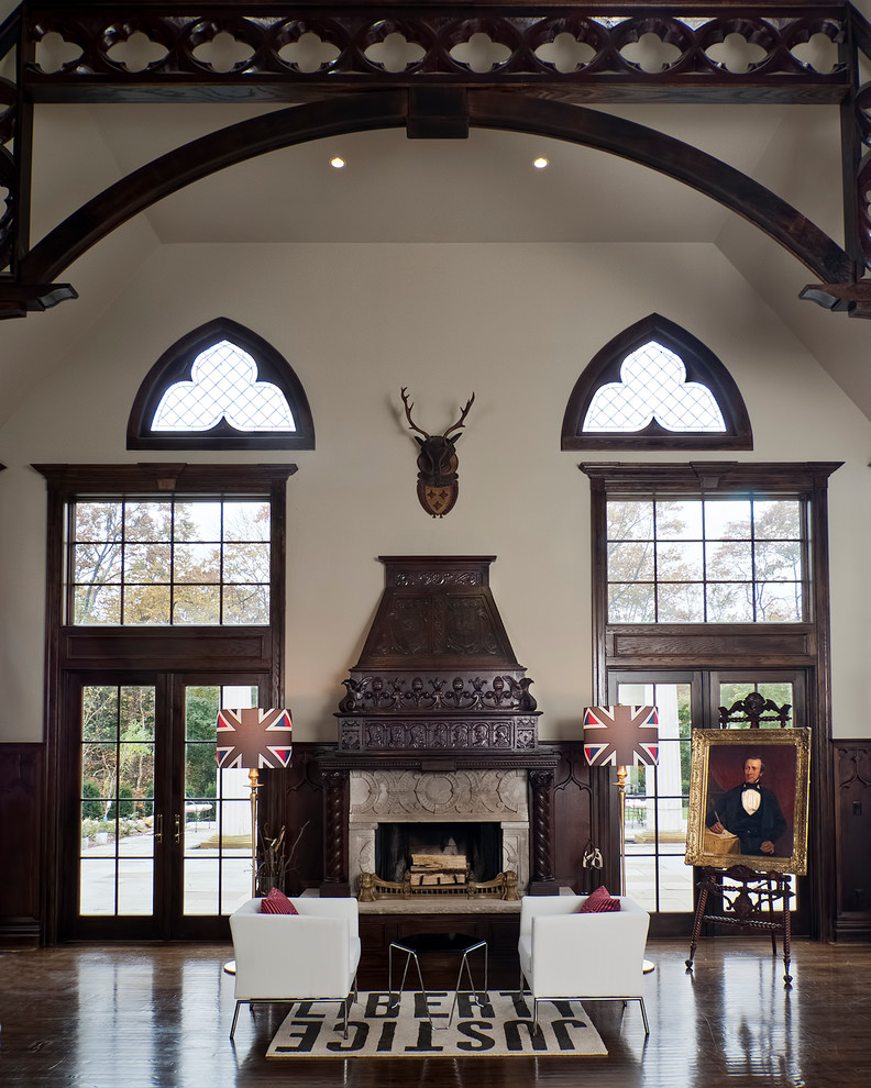 WOWING WITH WOOD - Family Room - New York - by Lisa Keyser Design | Houzz