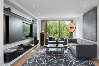 Yorkville Condo - TV Room - Eclectic - Family Room - Toronto - by ...