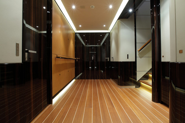 YACHT INTERIOR - Perini Navi - 45m sailing yacht - Clásico - Recibidor ...