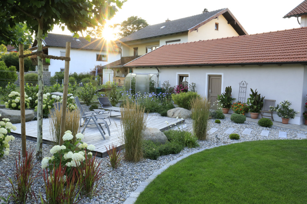 Feuerstelle als Familientreffpunkt - Contemporary - Landscape - Munich ...