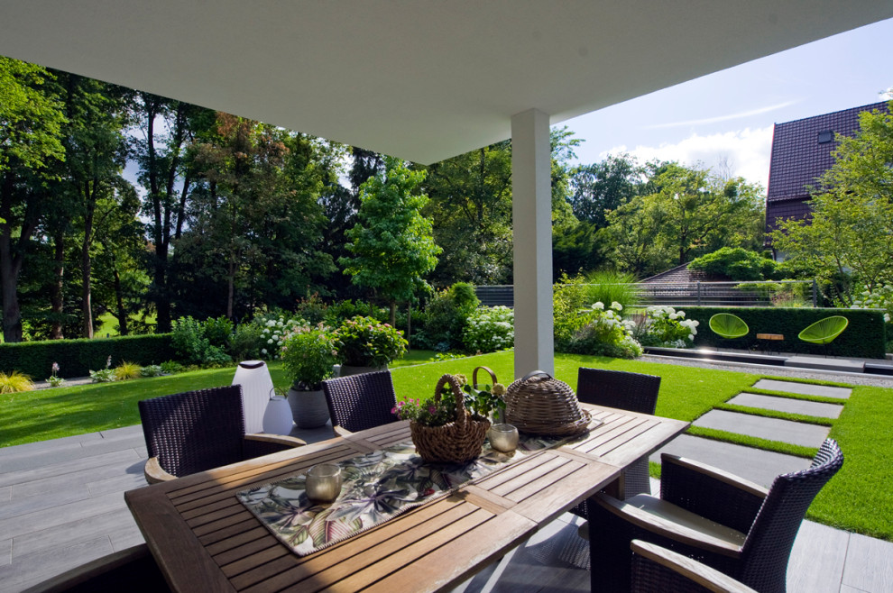 Moderner Garten "MOTIVBILDEND" - Contemporary - Landscape - Frankfurt ...