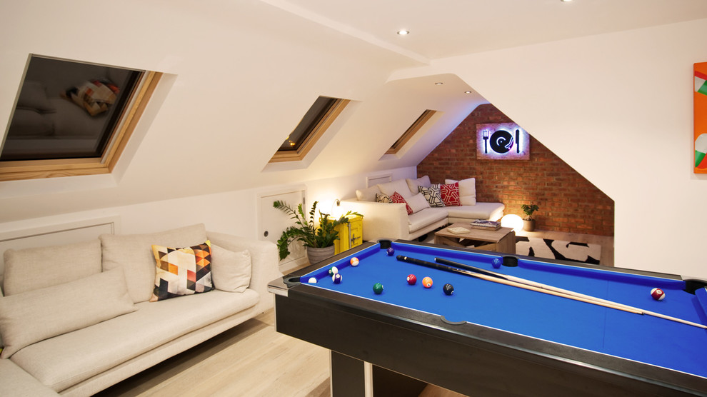 Games loft extension - Contemporary - Family Room - London - by Paul ...