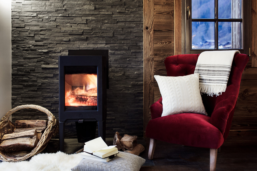 Rustikal Wohnzimmer - Rustic - Family Room - Lyon | Houzz