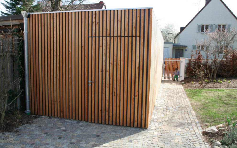 Garage aus Holz - Contemporary - Garage - Munich - by liebald ...