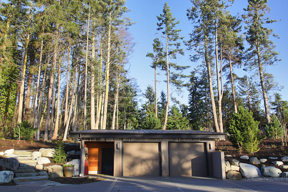 122DegreesWest - Contemporary - Garage - Seattle - by Flat Rock ...